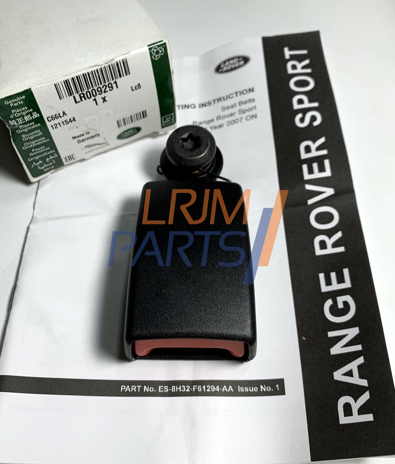 OEM Land Rover Discovery L319 Rear Right Seat Buckle LR009291 Genuine ...