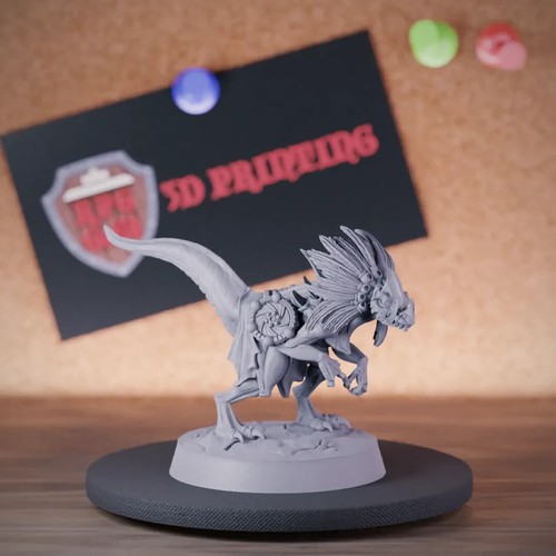 Savage Raptor Miniature Monster Beast Dungeons and Dragons Mini DnD 5e ...