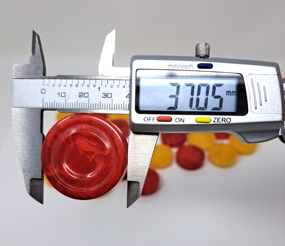 Crisloid 30 Bakelite Backgammon Butterscotch Swirl Translucent Cherry ...