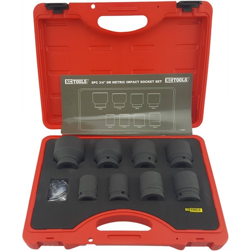 KC Tools 8 Piece 3/4" Drive Metric Impact Socket Set | 11701 | eBay Australia
