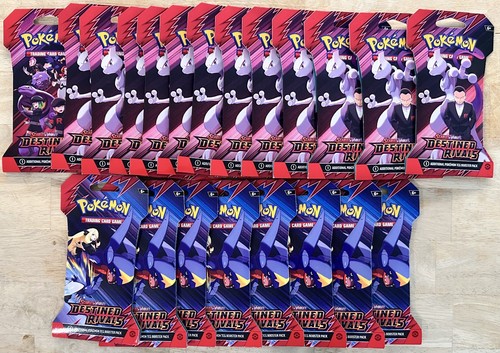 Destined Rivals Sleeved Booster Packs - Lot of 20 - Pokemon TCG (SEALED ...