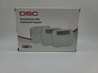 DSC PowerSeries NEO HS21CNRF4-ENG Full Message LCD Hardwired Keypad | eBay