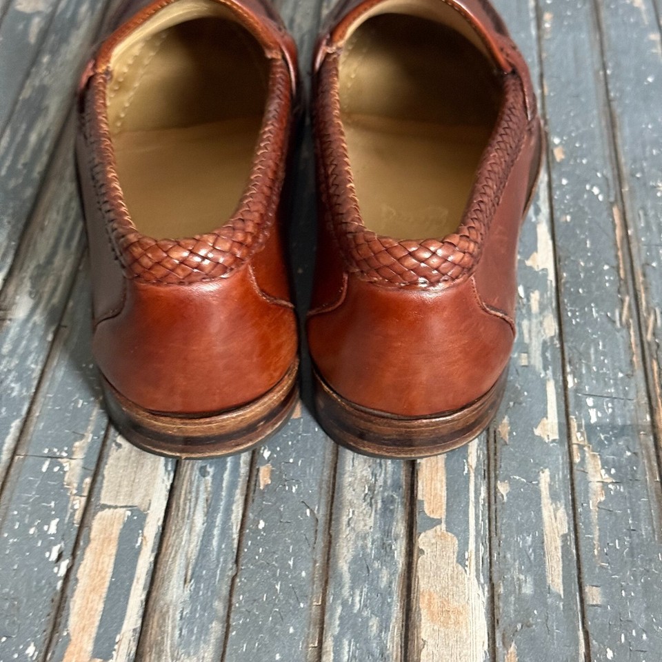 Allen Edmonds Maxfield Tassel Loafers Mens 9 Brown Casual Business ...
