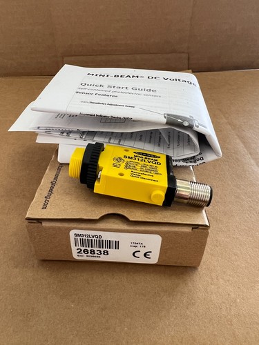 Banner 26838, MODEL SM312LVQD MINI-BEAM PHOTOELECTRIC SENSOR MAKE OFFER ...