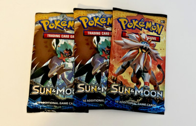 Pokemon Sun and Moon Base Set Sealed Booster Pack (1 Pack) Unsearched ...