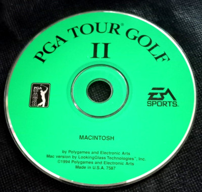 EA Sports PGA Tour Golf II For Apple Macintosh 1994 CD Rom Vintage Game ...
