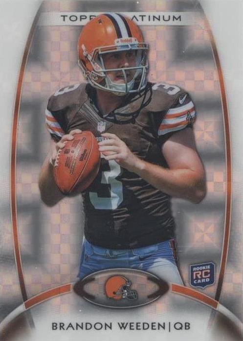 2012 Topps Platinum - Rookie Brandon Weeden #102 X-Fractor (RC) for ...