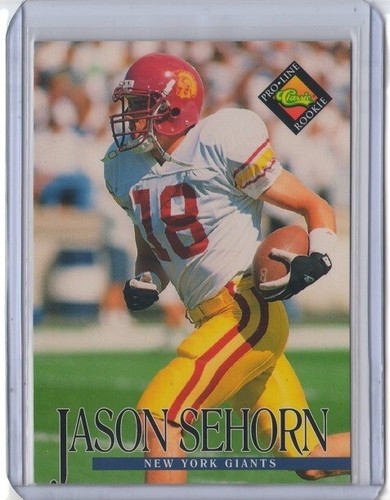 JASON SEHORN 1994 Classic Pro Line RC Rookie #374 GIANTS USC | eBay