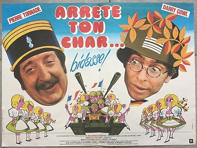 Affiche ARRETE TON CHAR BIDASSE Michel Gérard DARRY COWL Pierre Tornade ...