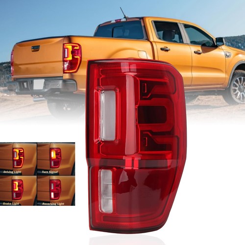 Red Right LED Tail Light Brake for Ford Ranger 2019-2023 w/Blind Spot ...