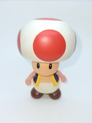 Super Mario Bros. Toad 4" Figure PVC Plastic Toy Nintendo 2008 | eBay