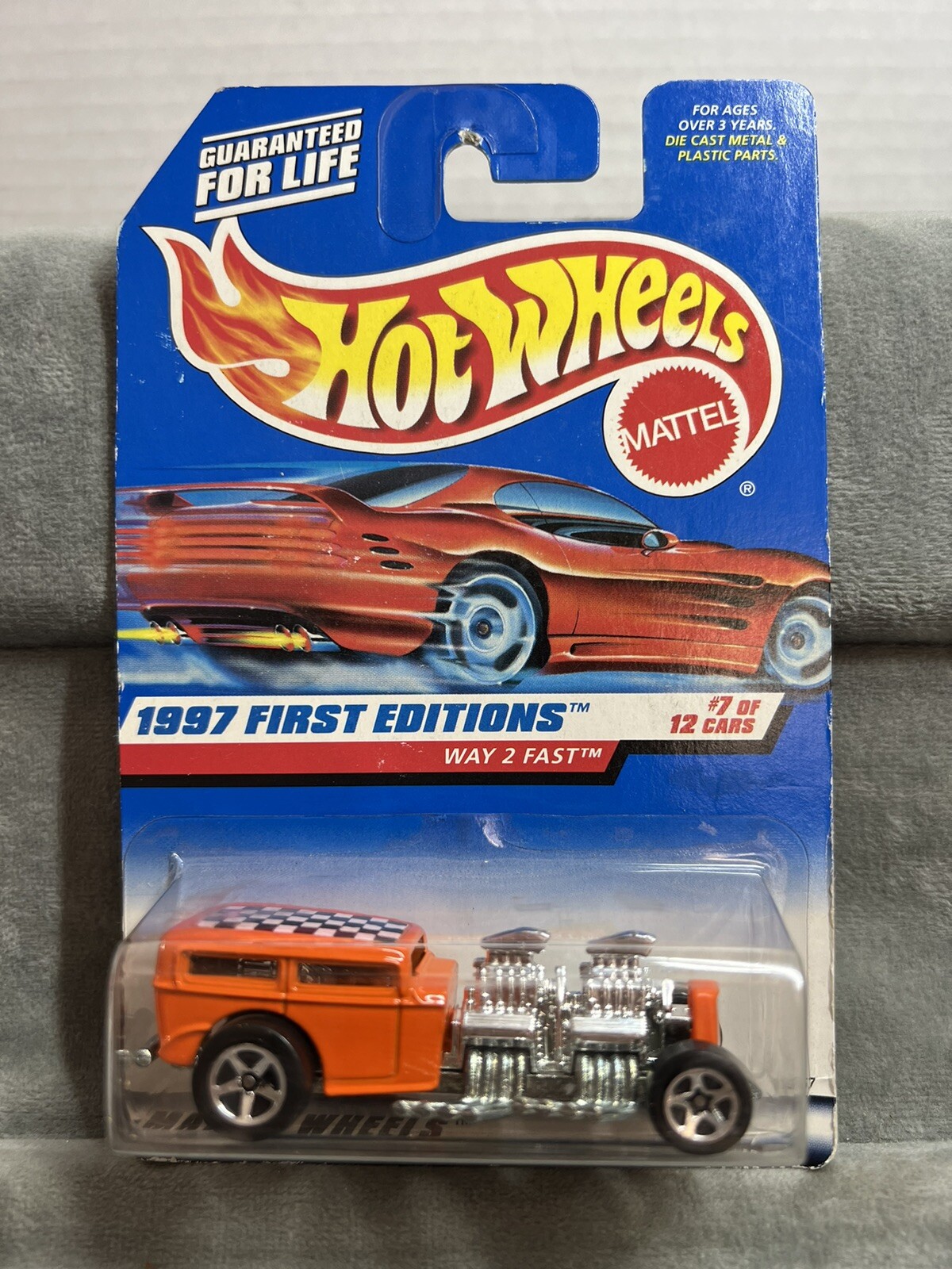 1997 HOT WHEELS WAY 2 FAST, ORANGE, #7/12 1997 FIRST EDITIONS, #514 ...