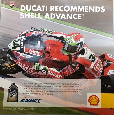 Ducati Shell Advance Ultra 4T 10w-40 Full Synthetic Oil 1 Liter X4 ...