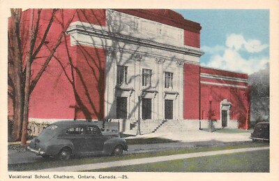 CHATHAM Ontario Canada postcard Kent County Vocational School | eBay