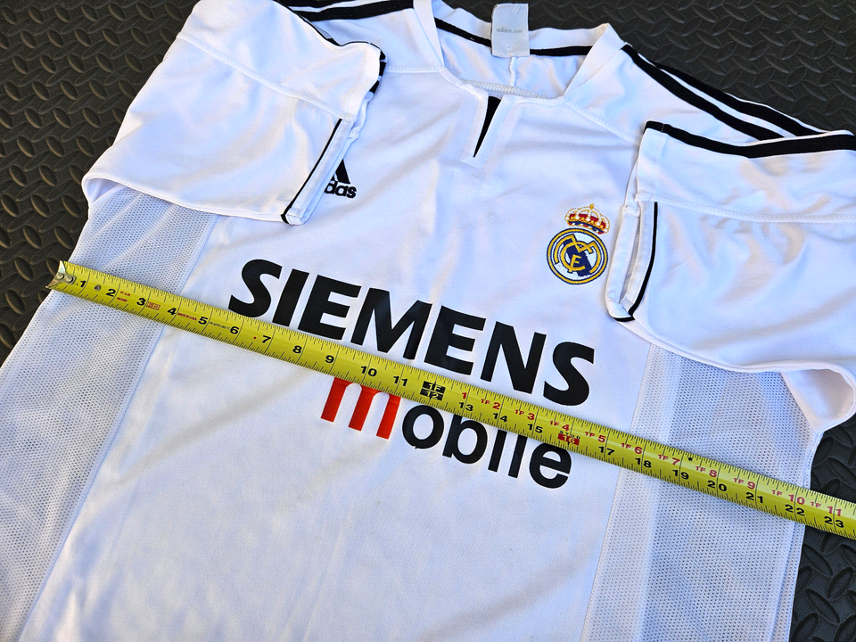 Adidas Real Madrid 2003-04 Siemens Mobile Soccer Football Jersey Shirt ...