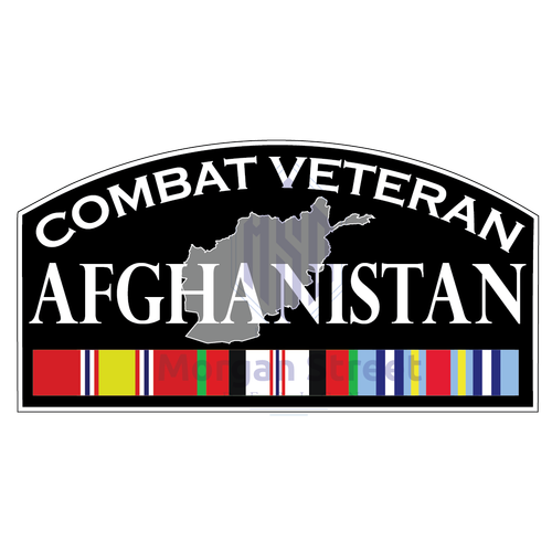 Afghanistan Combat Veteran Decal Sticker | eBay