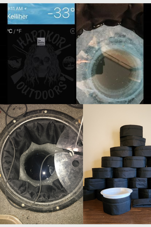 Hardkor outdoors Adj. Hole Sleeves, koozie Catch Cover Yetti Glacier ...