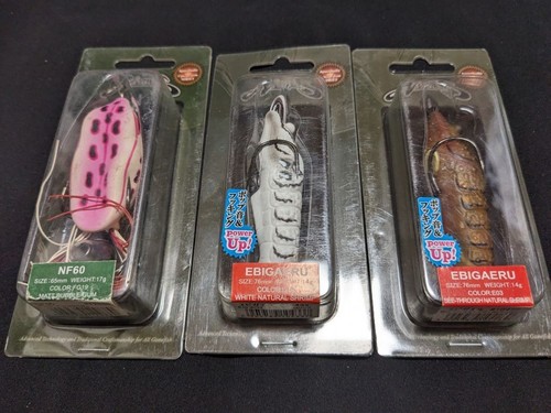 Nories Nf60 Shrimp Frog 3-Piece Set Ebigaeru Bass Raigyo Thunderfish ...