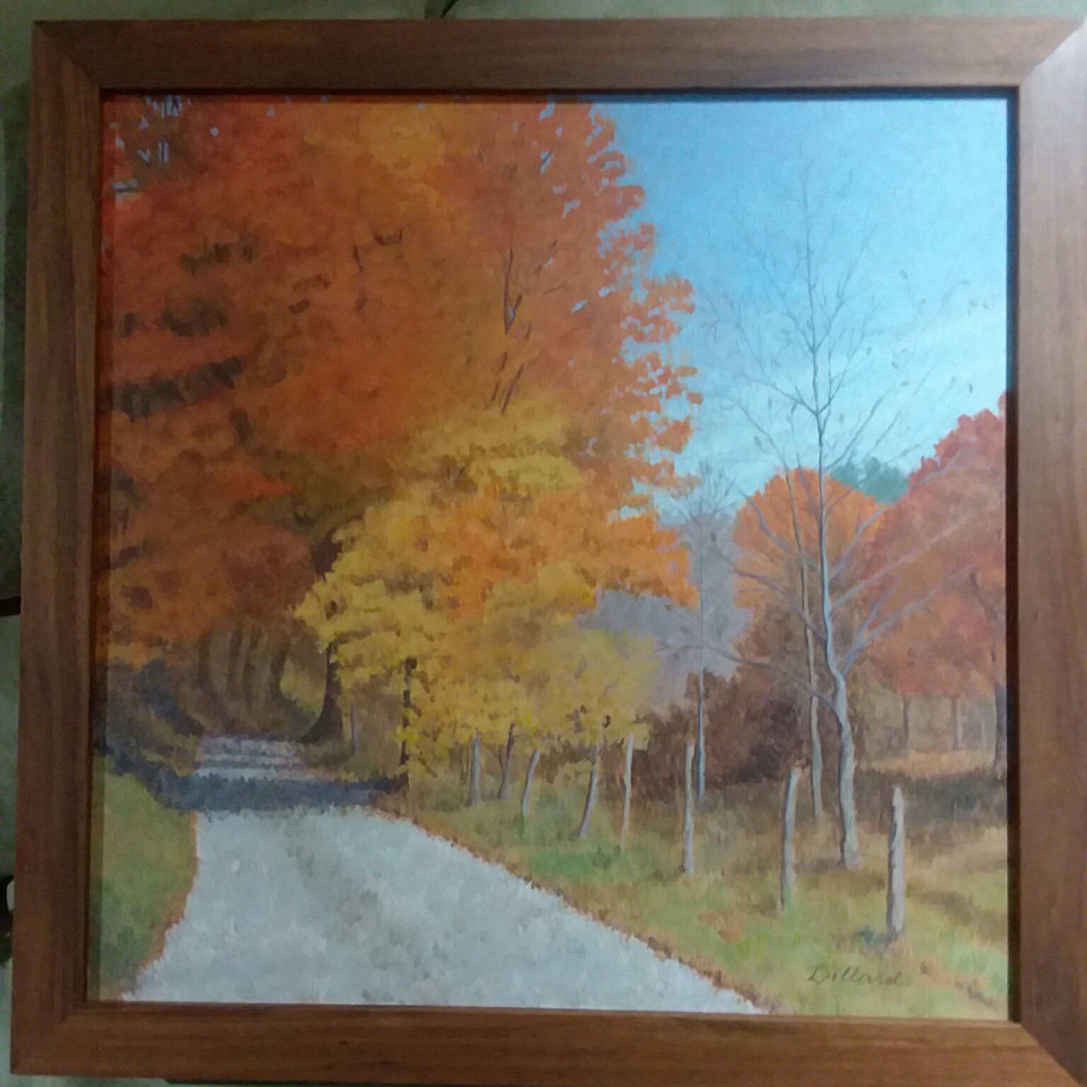 VIRGINIA'S "MARTHA DILLARD" PAINTING Of MILL Road | eBay