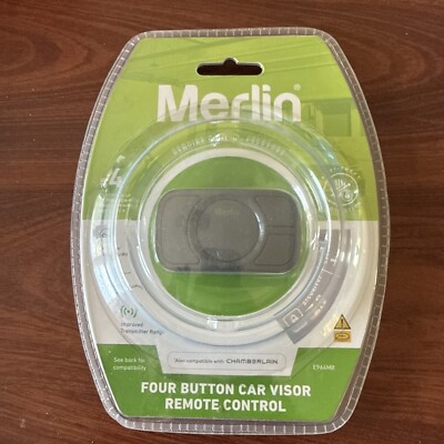 Merlin E964M Four Button Car Visor Remote Control (Security+ & 2.0 ...