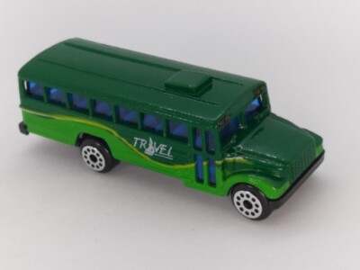 MotorMax 6033 International Green School Bus Travel Bus Mint Loose RARE ...