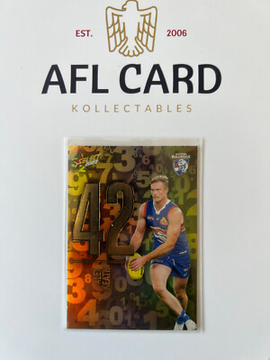 2023 AFL SELECT FOOTY STARS NUMBERS ALEX KEATH 030/255 WESTERN BULLDOGS ...