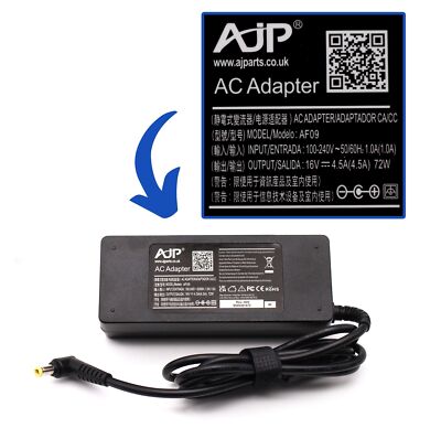 New AJP Adapter 72W For IBM THINKPAD A20M-2628 Laptop Power Supply Unit ...