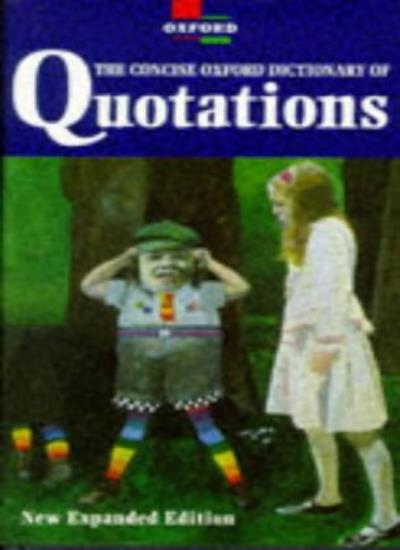 The Concise Oxford Dictionary of Quotations By Angela Partington | eBay UK