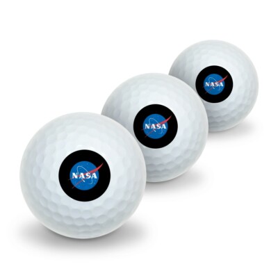NASA Official Meatball Logo Novelty Golf Balls 3 Pack | eBay