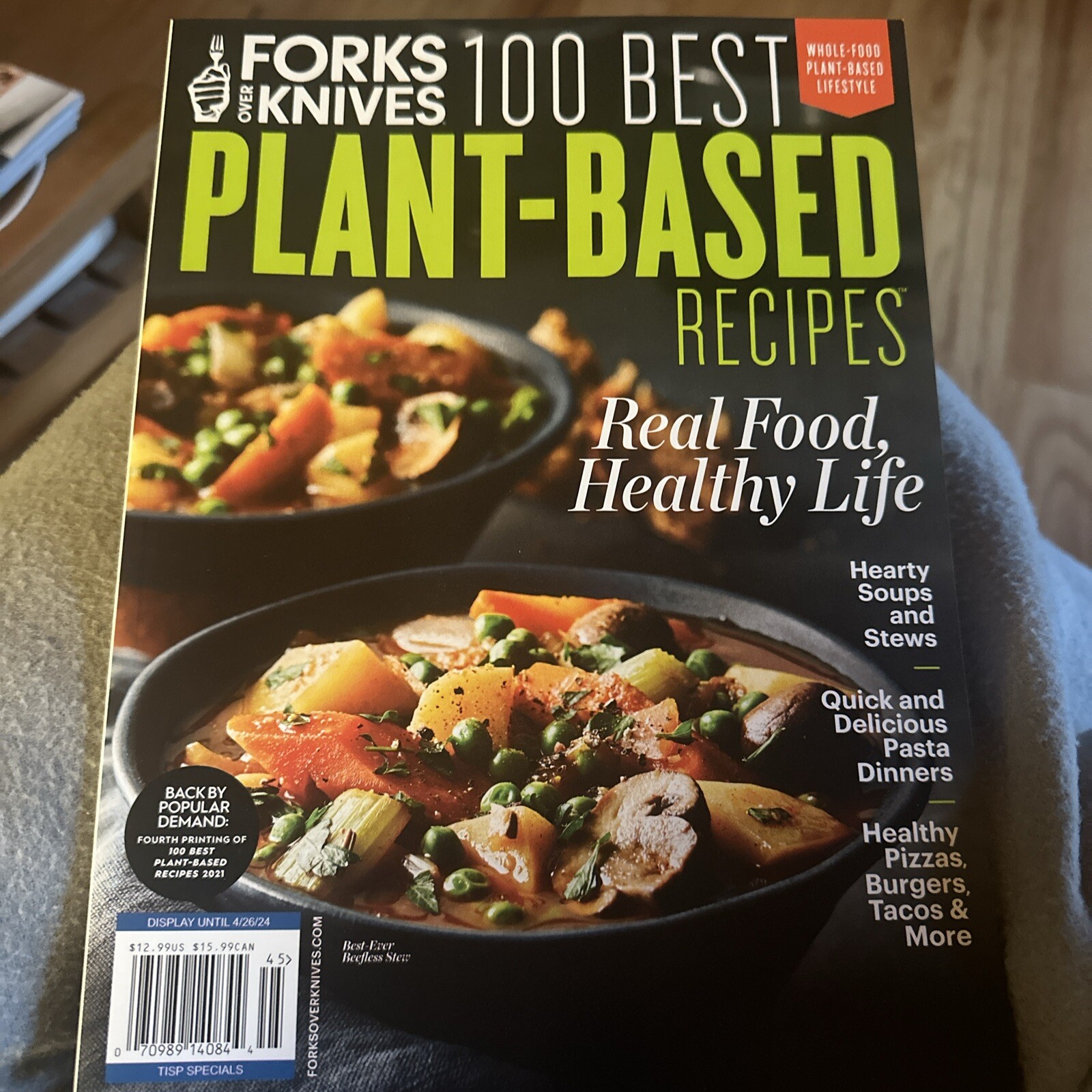 Forks Over Knives Magazine "100 BEST PLANT-BASED RECIPES" Healthy ...