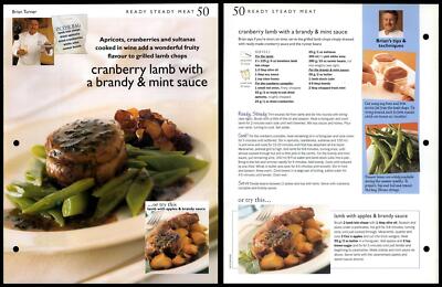 Cranberry Lamb + Brandy & Mint Sauce #50 Meat Ready Steady Cook Recipe ...
