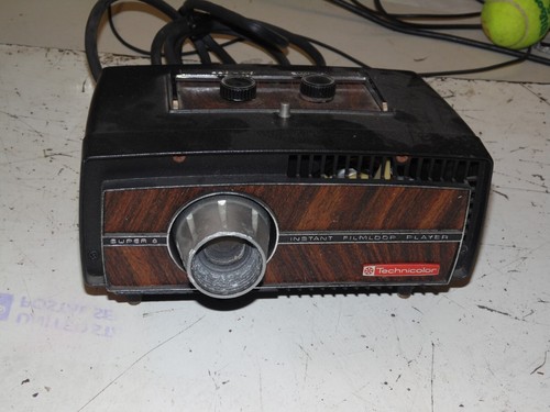 Vintage Technicolor Super 8 Film Movie Projector Instant Film Loop ...