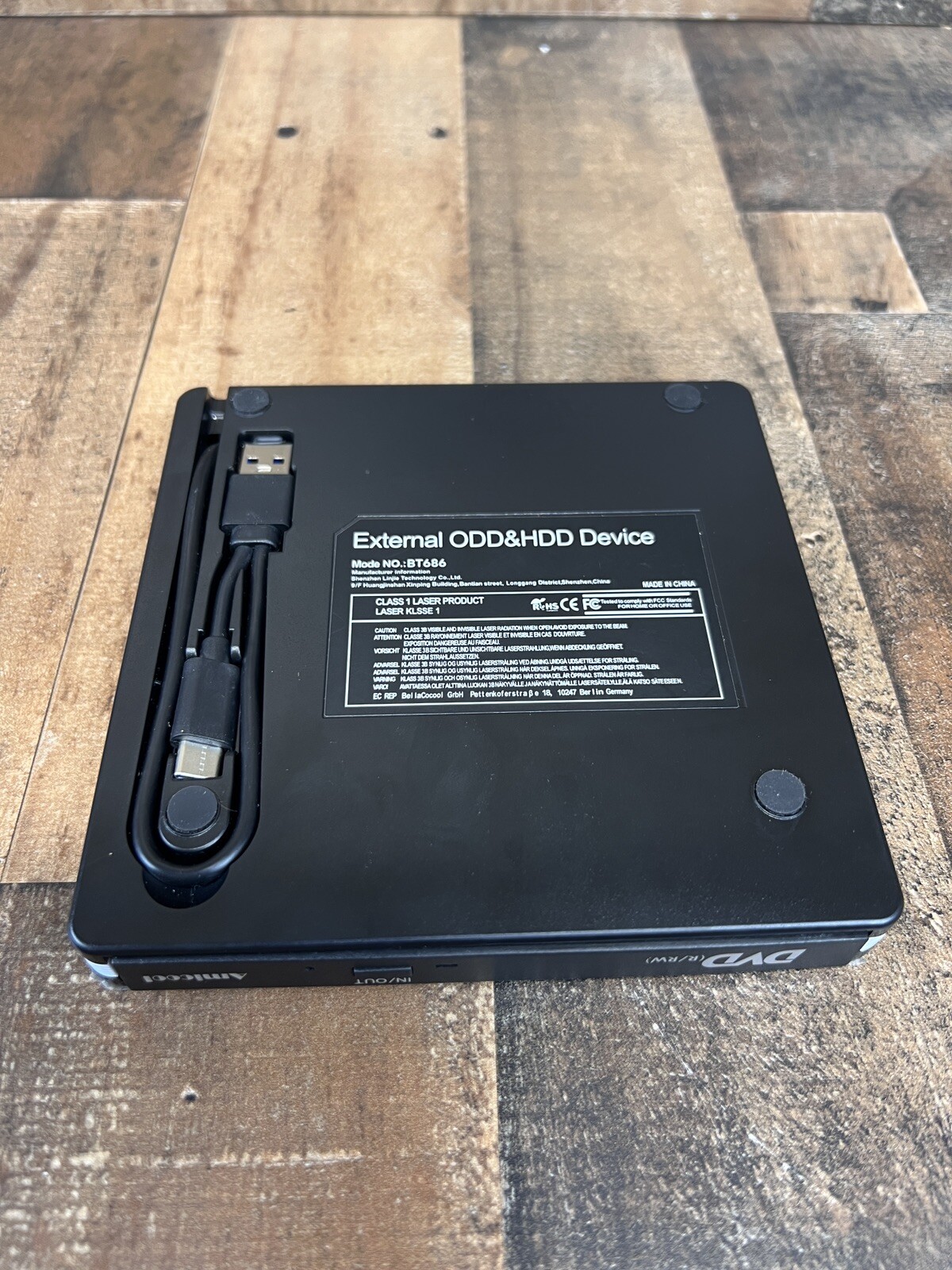 Amicool External ODD & HDD Device USB Type A And Type C BT686 NO Box | eBay