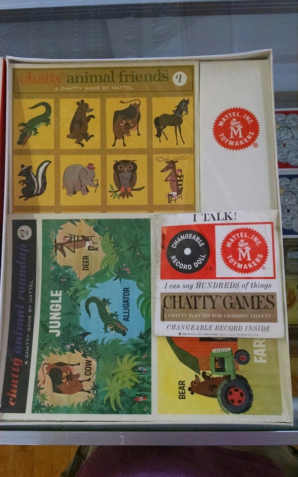 Vintage Mattel Charmin’ Chatty Games 1962 Complete *Sealed* Mint d59 | eBay