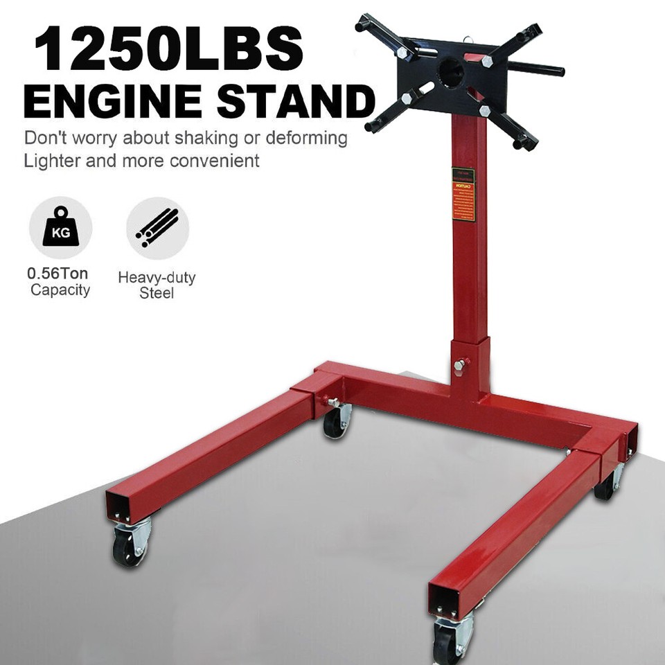 Engine Gearbox Support Stand 1250 lbs 560kg 0.56T Heavy Duty Swivel ...