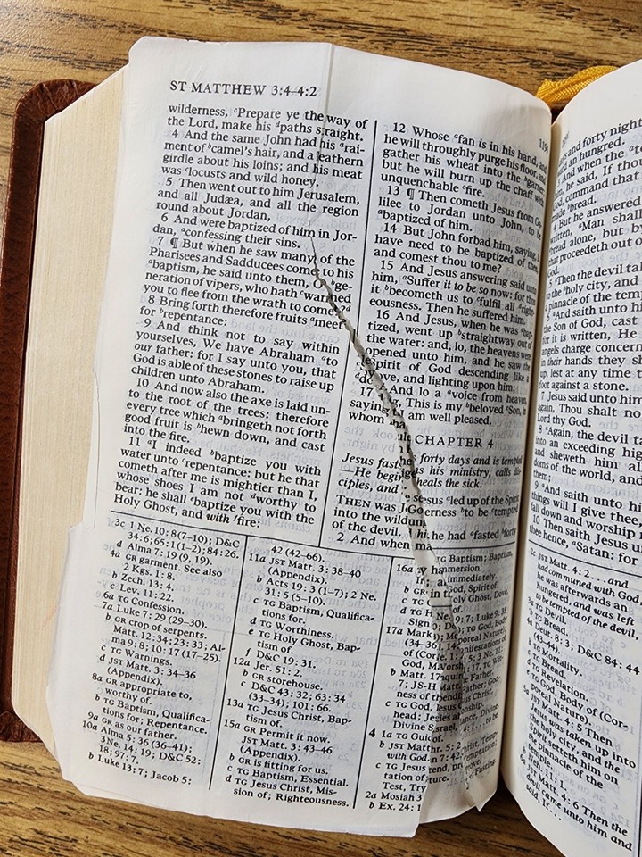 LDS Mini QUAD 4x6 Pocket Scriptures Snap Cover Brown, Book Of Mormon ...