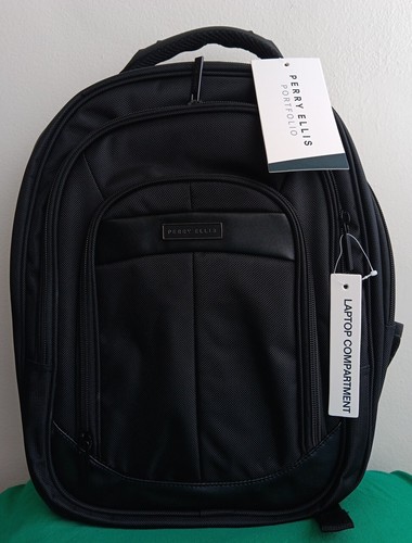 Perry Ellis Travel Luxe TLX 140 Laptop Tablet Business Backpack ...