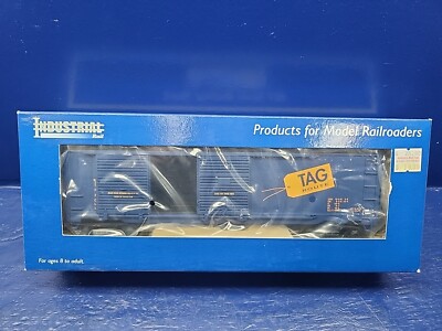 COOL INDUSTRIAL RAIL 027 DOUBLE DOOR TAG ROUTE BOX CAR TRAIN IDM1103 ...