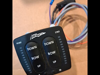 Bennett Trim Tabs Electronic Indicator Control Marine, w/25' cable | eBay