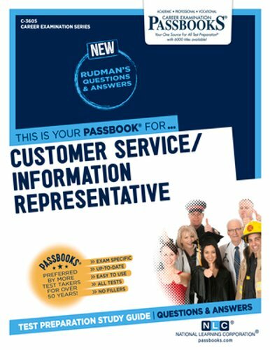 Customer Service/Information Representative (C-3605): Passbooks Study ...