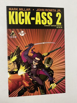 Kick-Ass 2 #2 1:10 Leinil Francis Yu Variant Cover Icon 2008 Millar ...