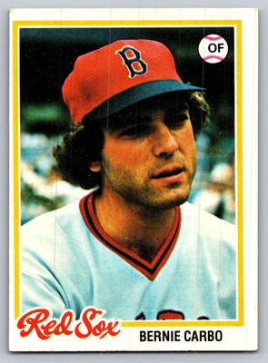 1978 Topps #524 Bernie Carbo Red Sox | eBay