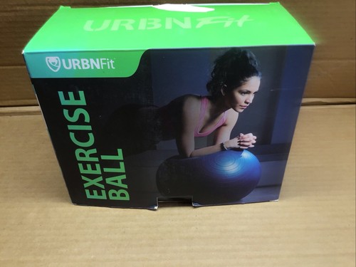 NIB UrbnFit Exercise Ball Home Gym Professional Grade PVC Fast Set-Up ...