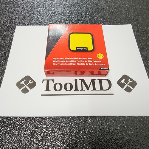 Snap-on Tools NEW HIGH-VIZ 4.5"x 4.5" High Power Magnetic Mat MAGMINIHV ...