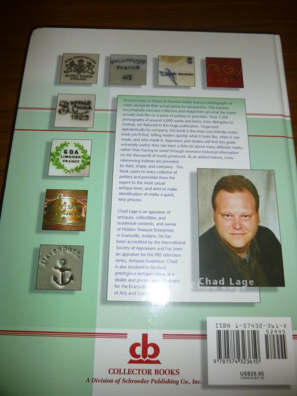 Pictorial Guide to Pottery and Porcelain Marks by Chad Lage (2003 ...