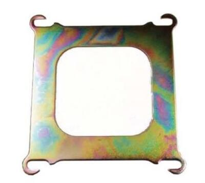 Square-Bore To Spread-Bore Carb Adapter Plate Zinc Finished Steel 1/16 ...