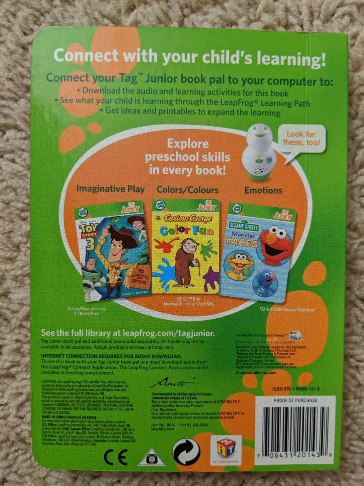 LeapFrog Tag Junior Book — THOMAS THE TANK ENGINE: BEST FRIENDS | eBay