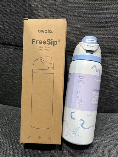 Owala Urban Outfitter Exclusive Tied And True Blue Bows Bottle 32oz New ...