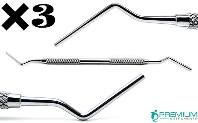 3× Dental Root Canal Plugger 9/11 Double Ended 1mm/1.15mm Filling ...