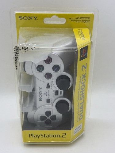 PlayStation 2 Dual Shock Analog Controller - Satin Silver - NEW SEALED ...